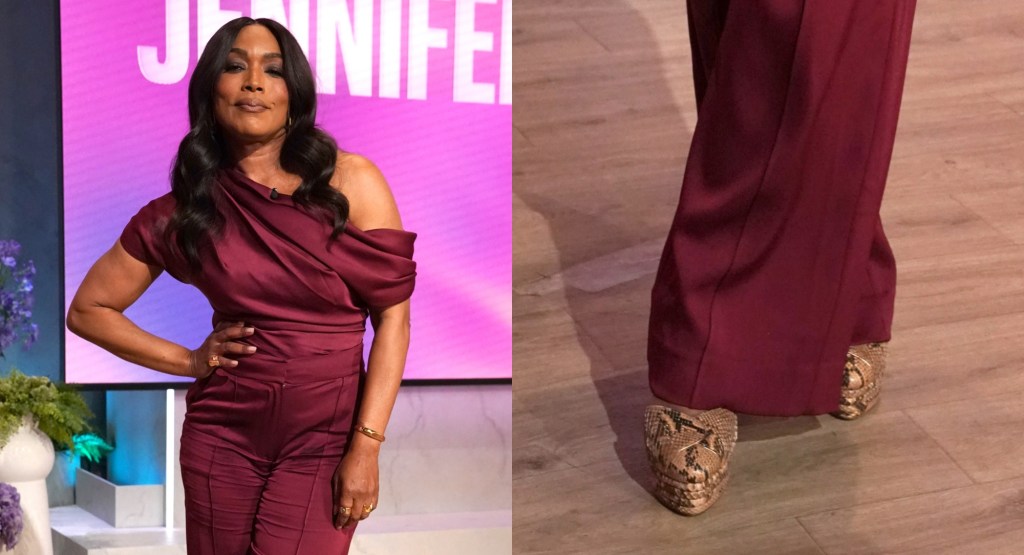 Angela Bassett embraces snakeskin footwear trend for 'The Jennifer ...