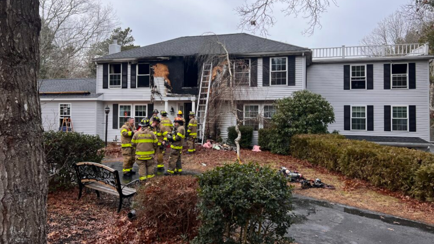 Fire officials investigating explosion, fire at Plymouth home
