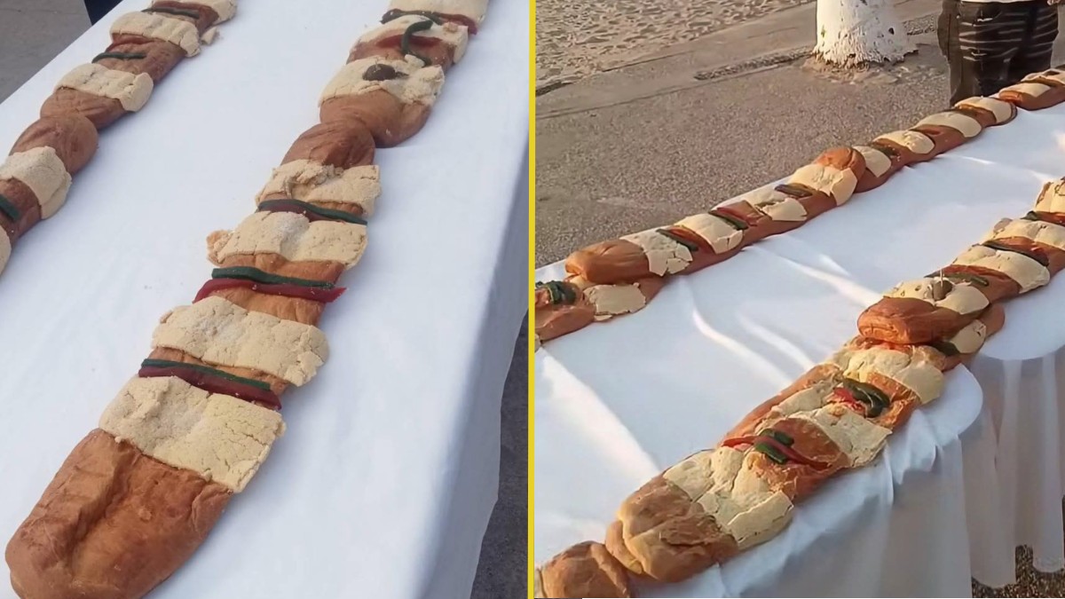 ¡Decepción total! Critican en redes la 'Mega Rosca de Reyes' organizada ...