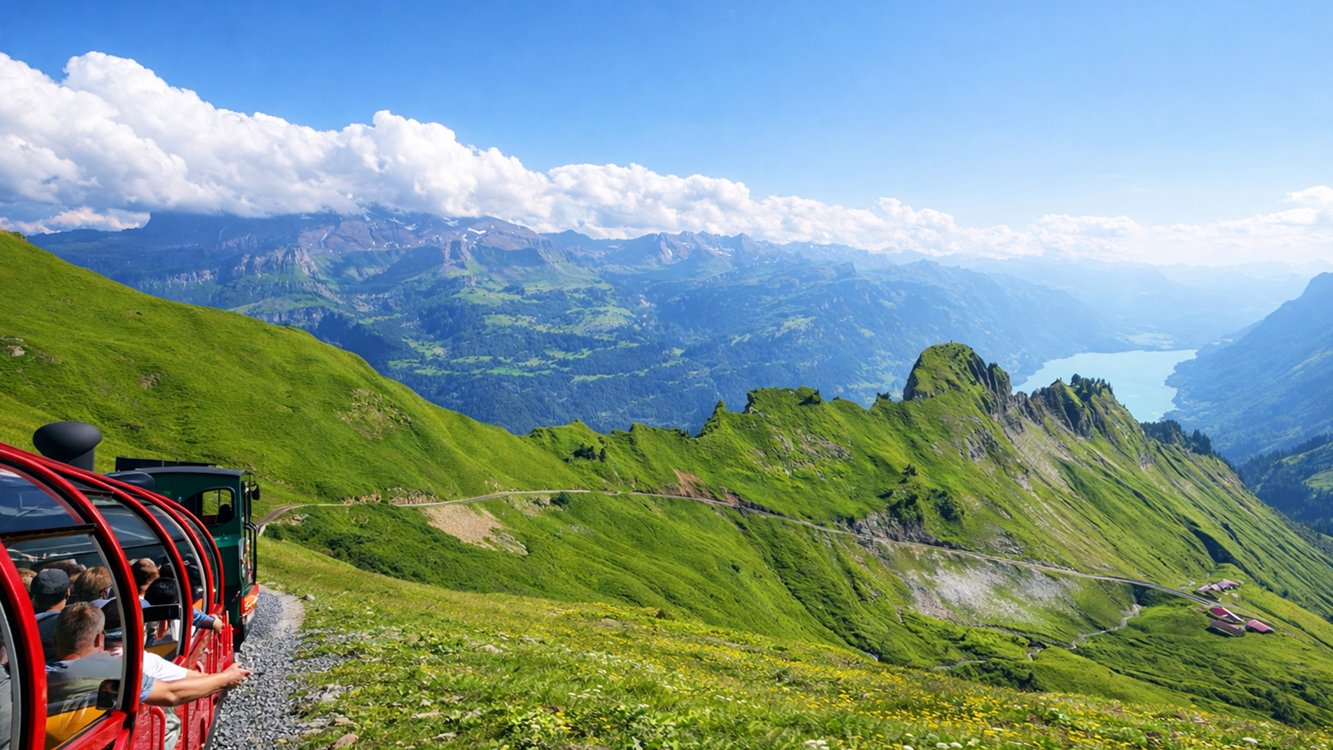 Brienz Rothorn Bahn steam train to alpine summit (4K)