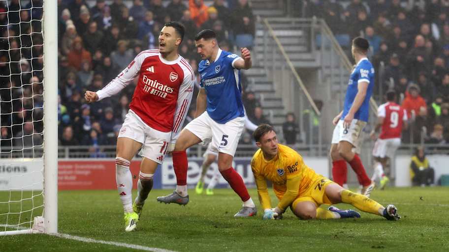 Arsenal discover FA Cup fourth round opponents after Portsmouth hammering