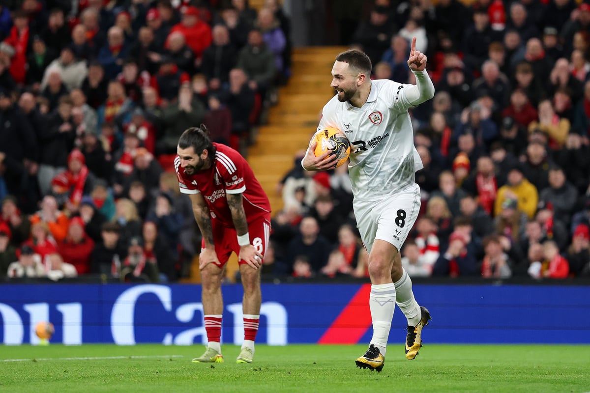 Liverpool 2-1 Barnsley: Tykes chasing game in late stages - Live