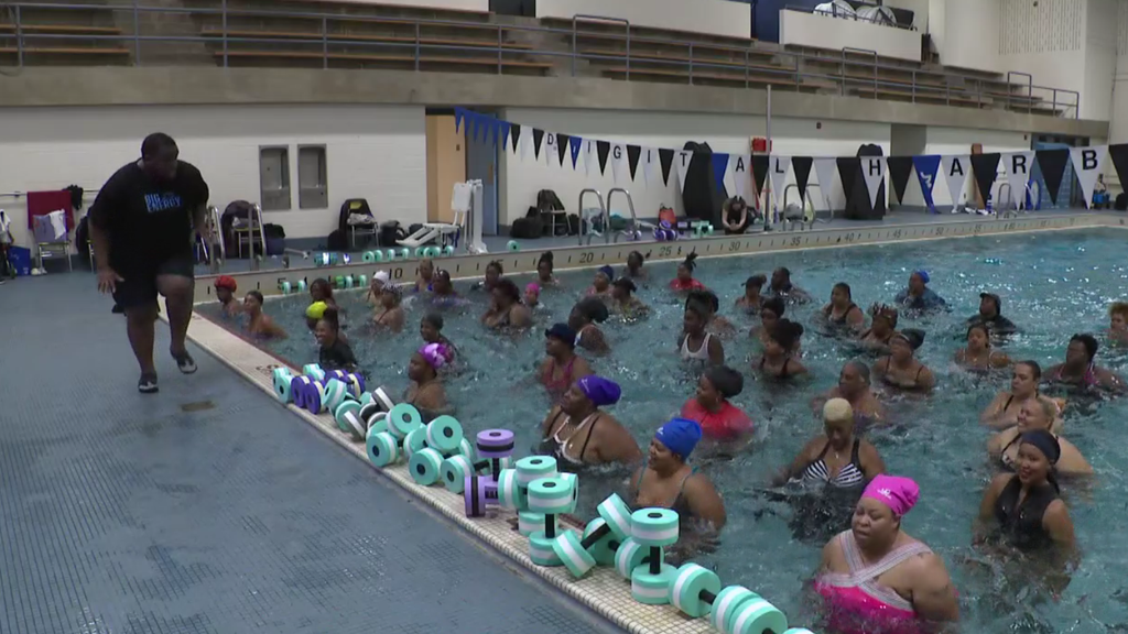 Water aerobics gets a high-energy makeover in Baltimore