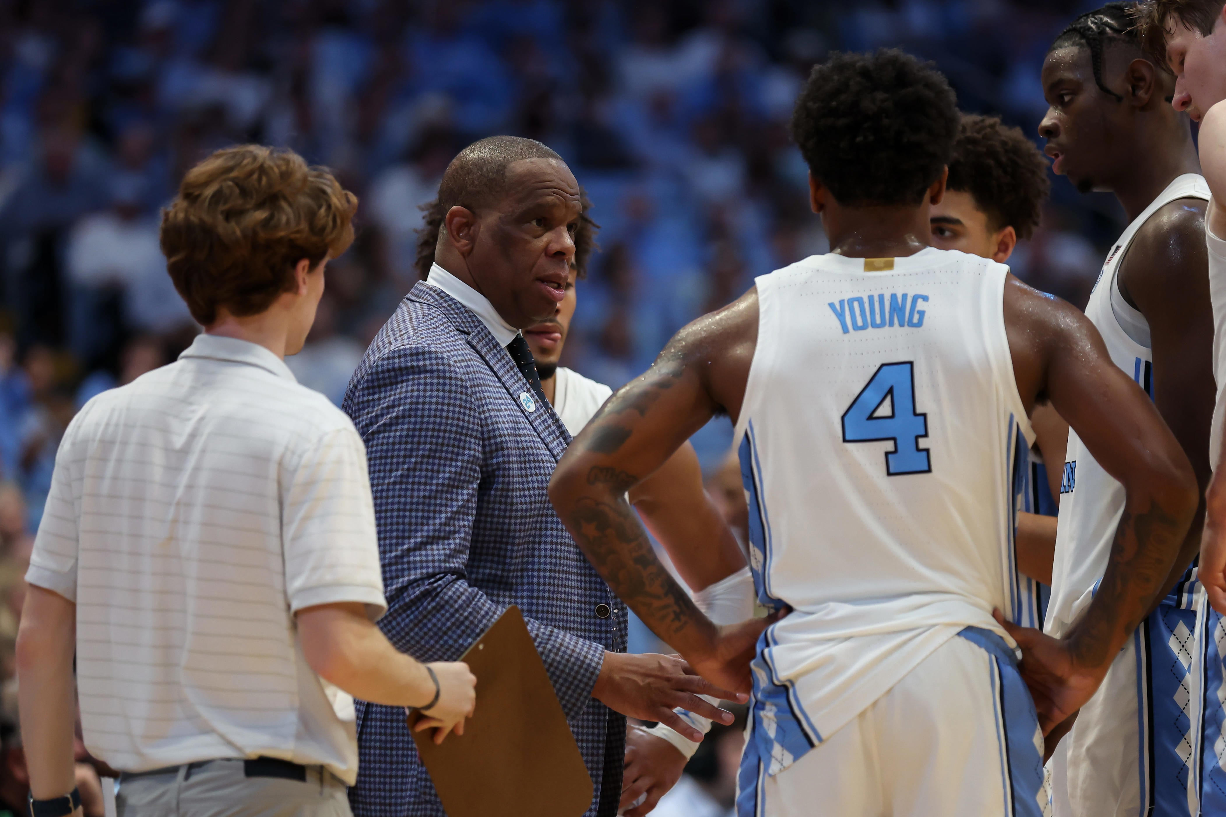 What UNC basketball coach Hubert Davis said ahead of Stanford game