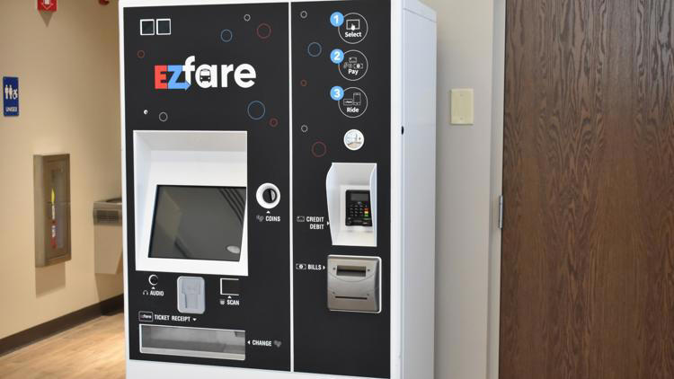 Laketran introduces physical fare cards, transit vending machines