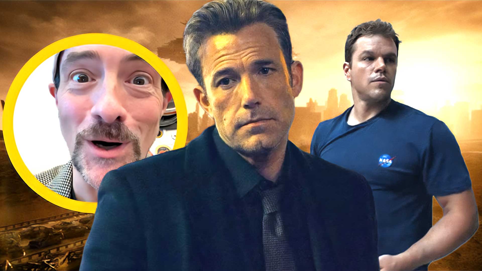 Kevin Smith reveals movie statues outside Ben Affleck and Matt Damon’s ...