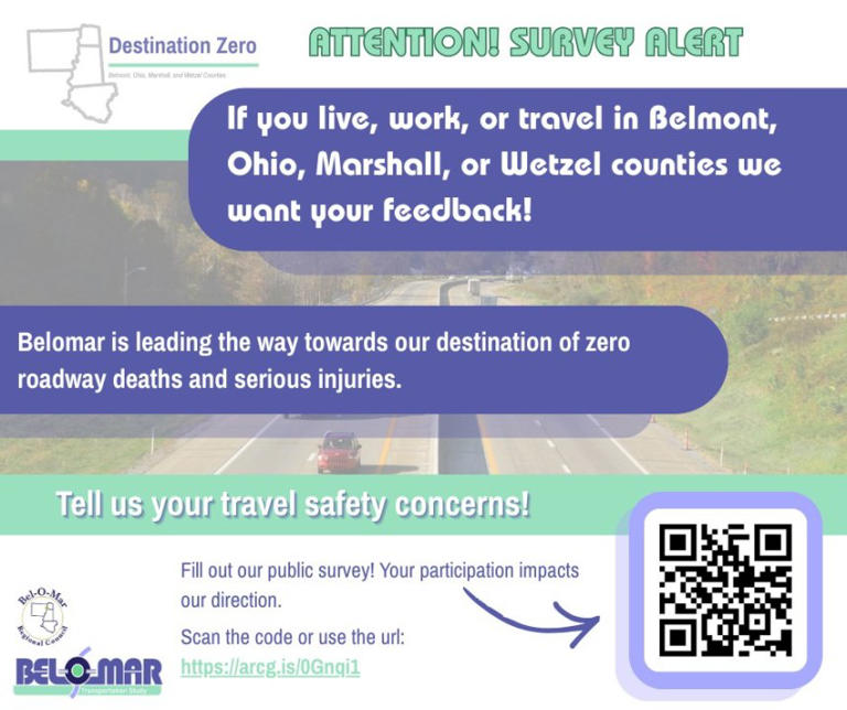 Public survey aims to identify road safety concerns in four local counties