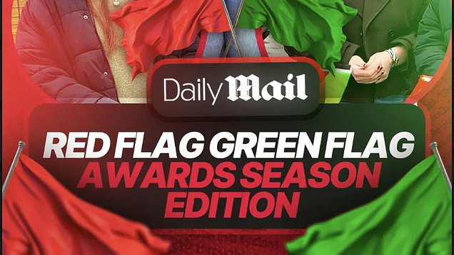 Red flags and green flags from the Golden Globes