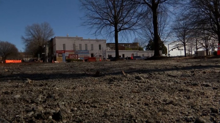 Downtown Spartanburg parking lot closes for new development