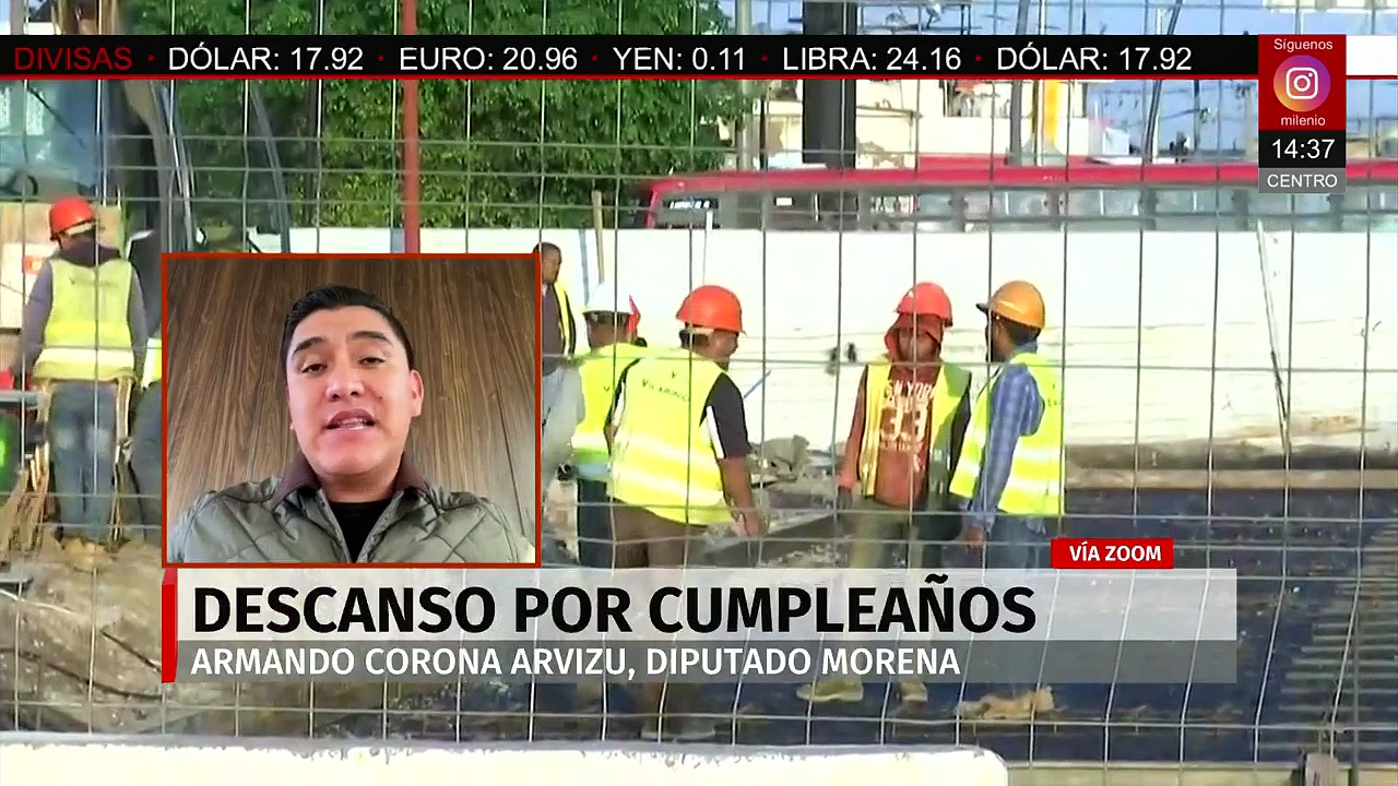 Diputado de Morena explica propuesta para descanso en cumpleaños