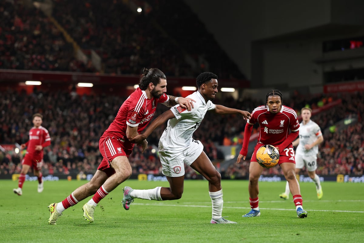 Liverpool 4-1 Barnsley: Wirtz, Ekitike seal Reds progression - Live