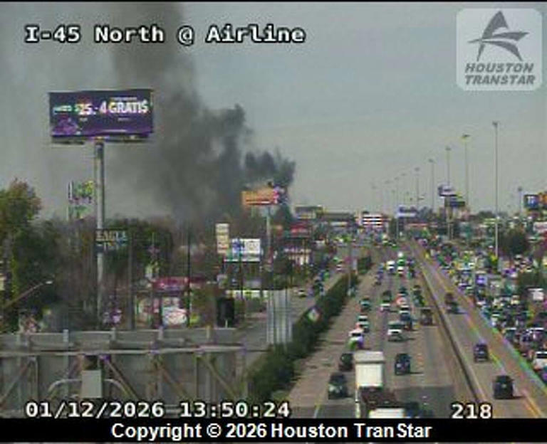 Crews battle large fire at empty former church building that TxDOT ...