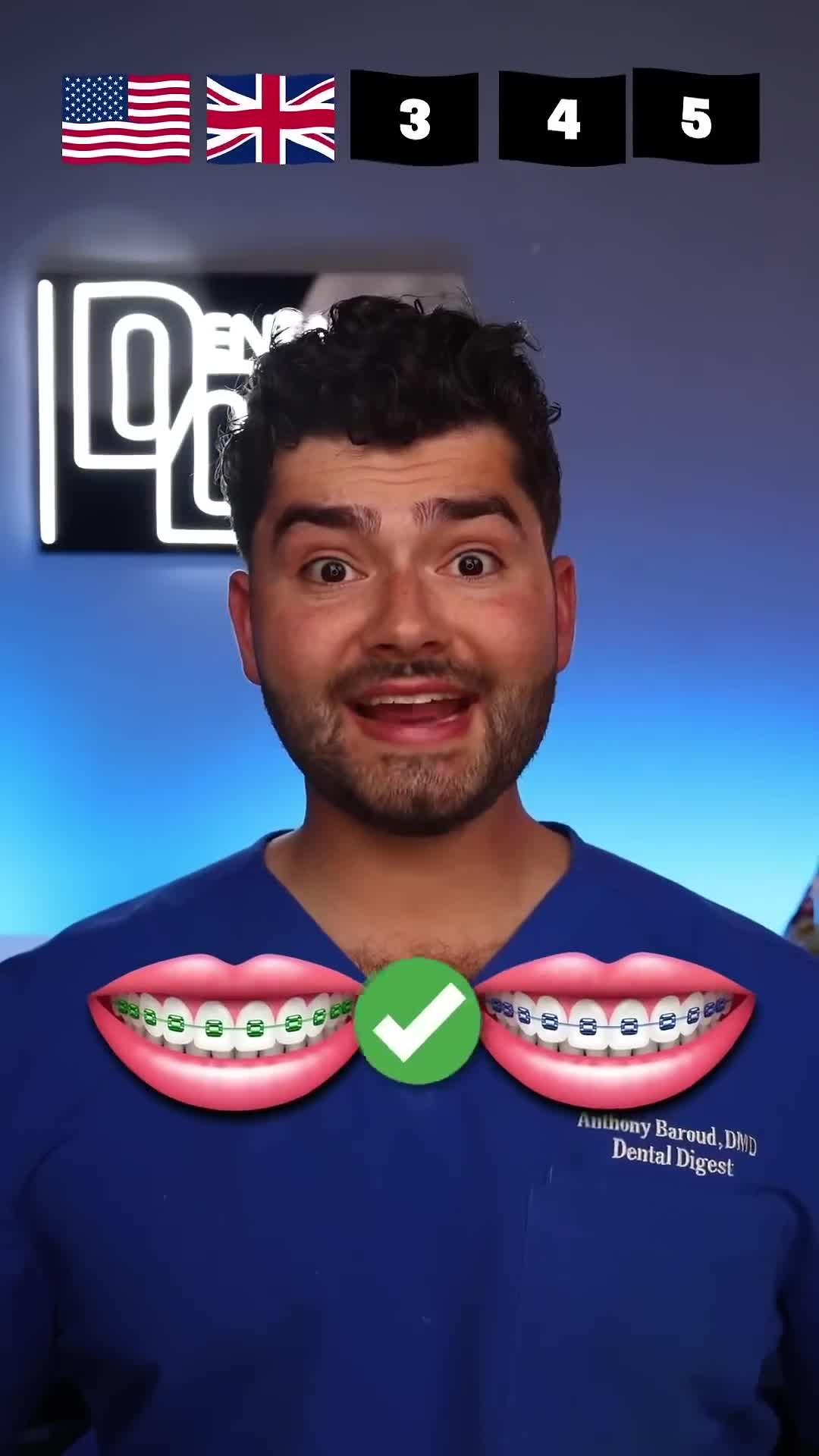 What’s the best BRACES color?🔴🟢🔵