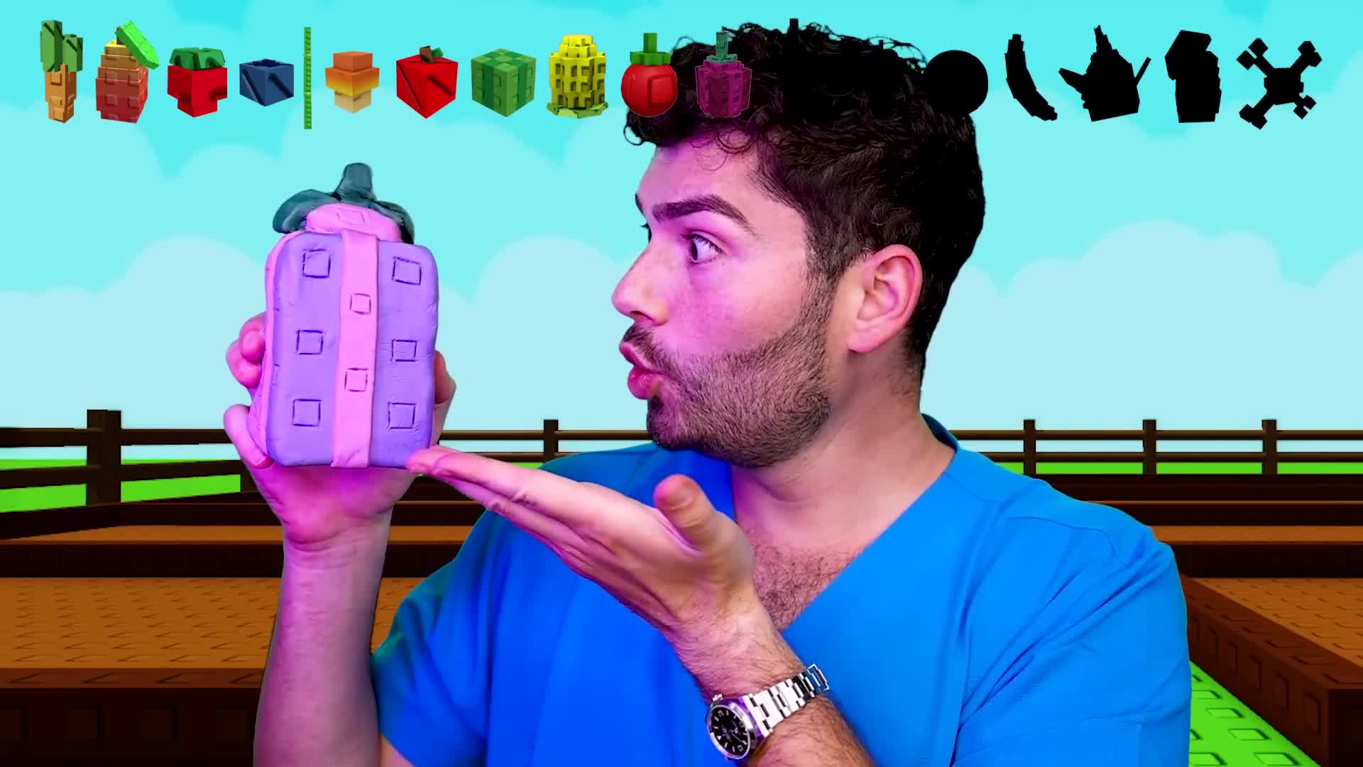 I ate every plant in Roblox Grow a Garden + (ASMR cavity mukbang)