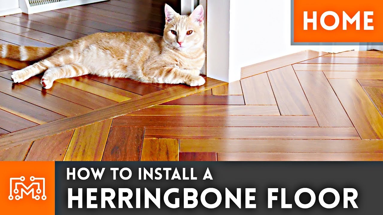 How to install a herringbone wood floor | I Like to Make Stuff