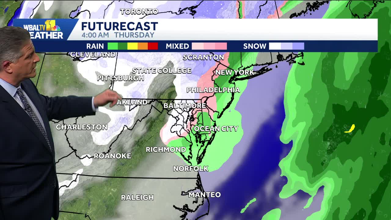 Temperatures dip as week progresses in Baltimore