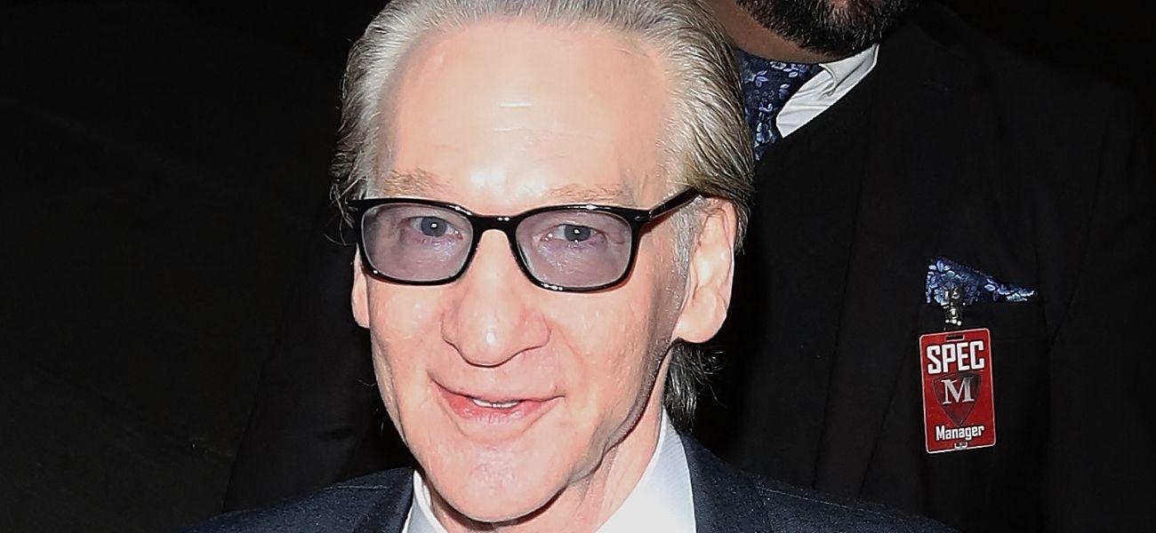 Bill Maher scoffs when asked about 'Be Good' pin at Golden Globes