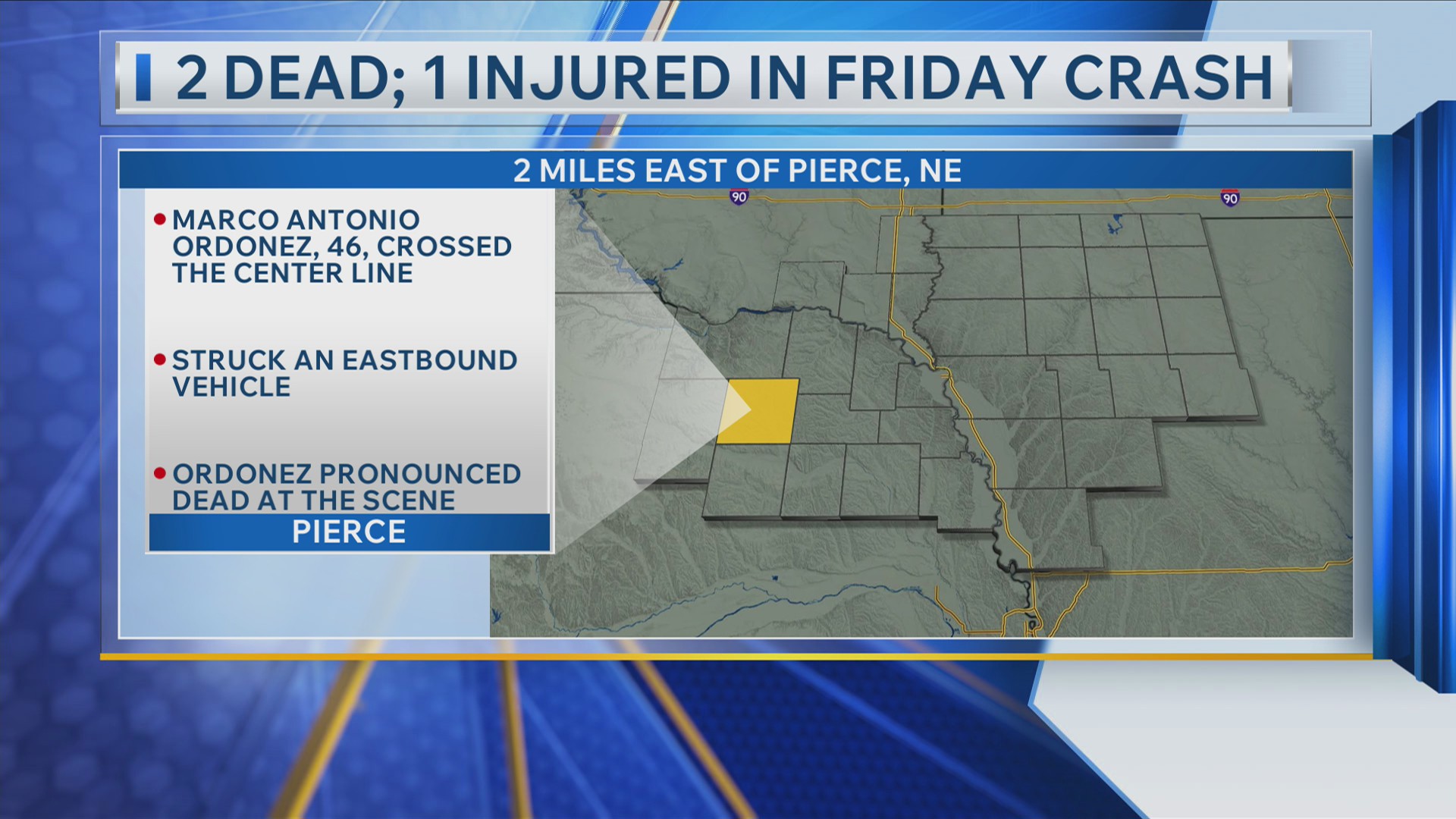 Two dead, one injured in Friday crash