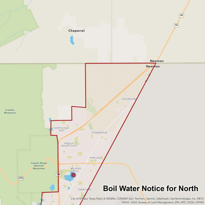 Thousands impacted as El Paso Water estimates 72 hours for full restoration