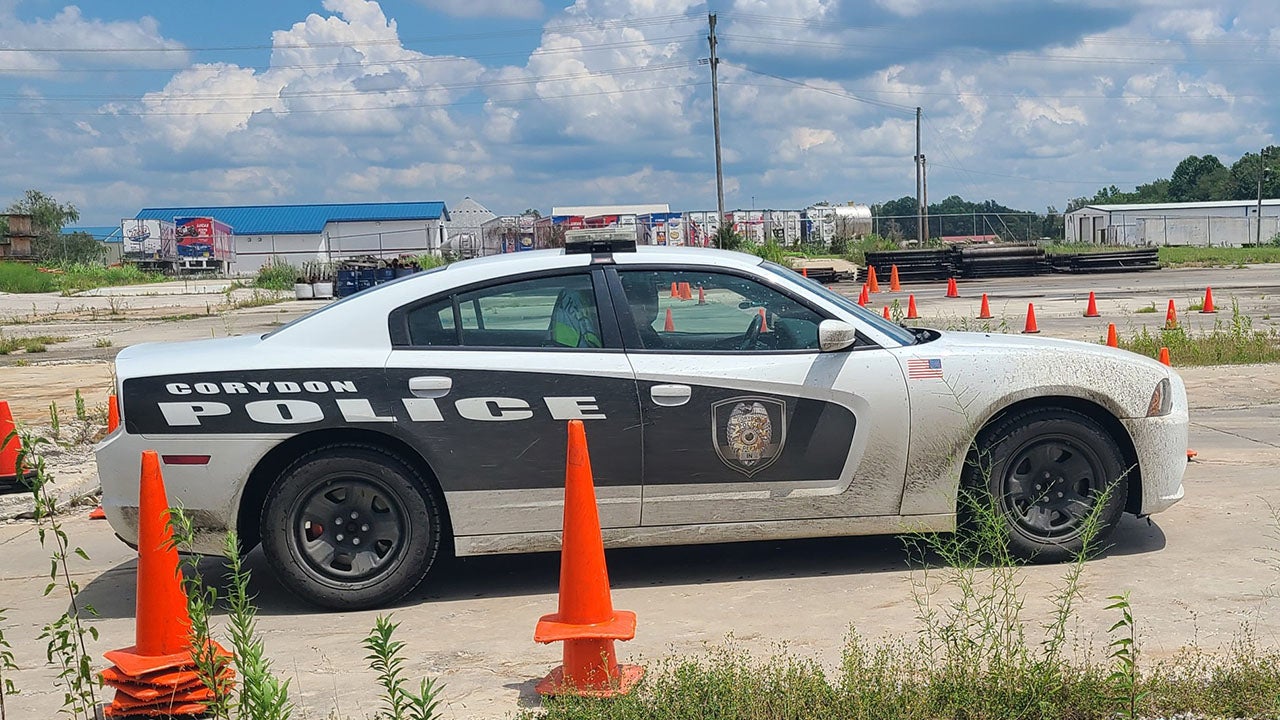 Pedestrian seriously injured in collision with police cruiser in Corydon
