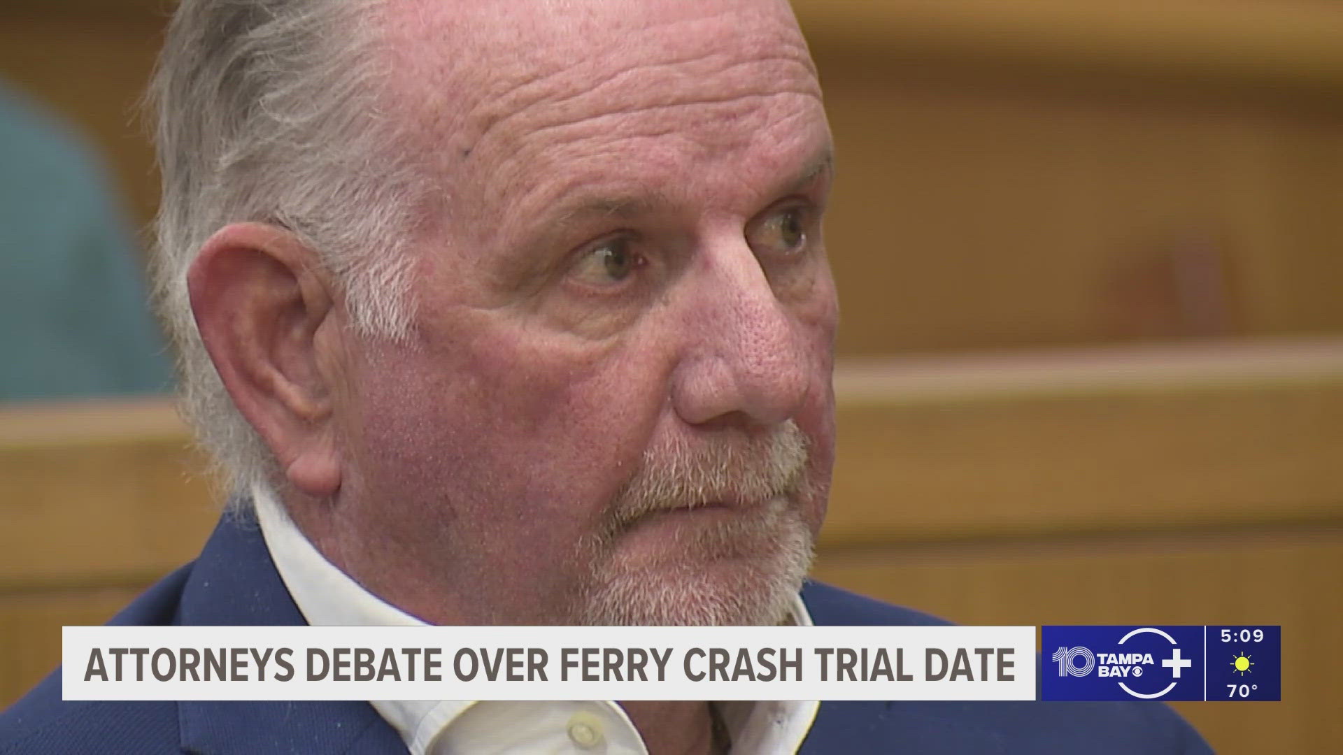 Man charged in case of deadly Clearwater ferry crash appears in court