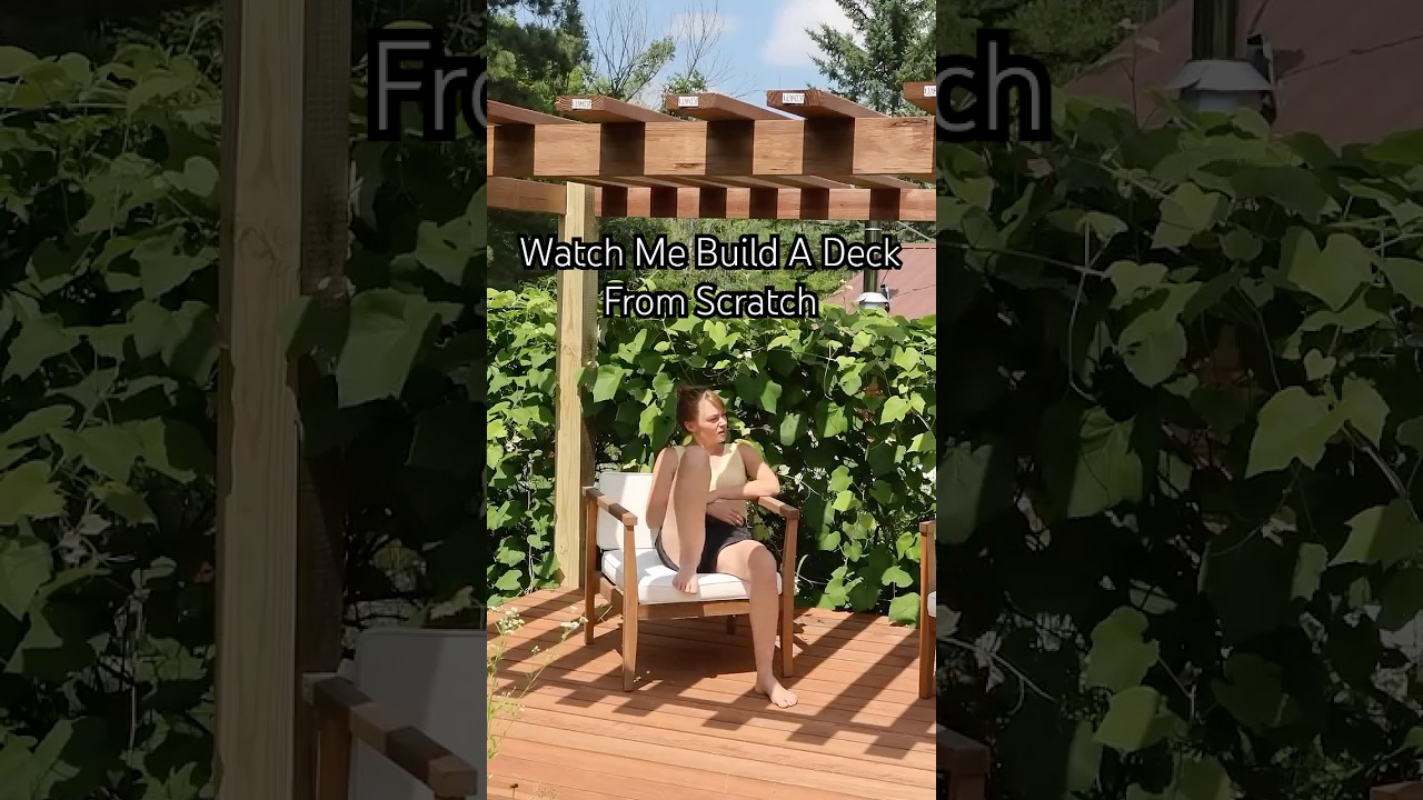 Watch me build a deck from scratch