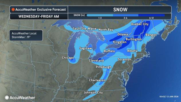 Storm to bring snowy weather to Northeast late week