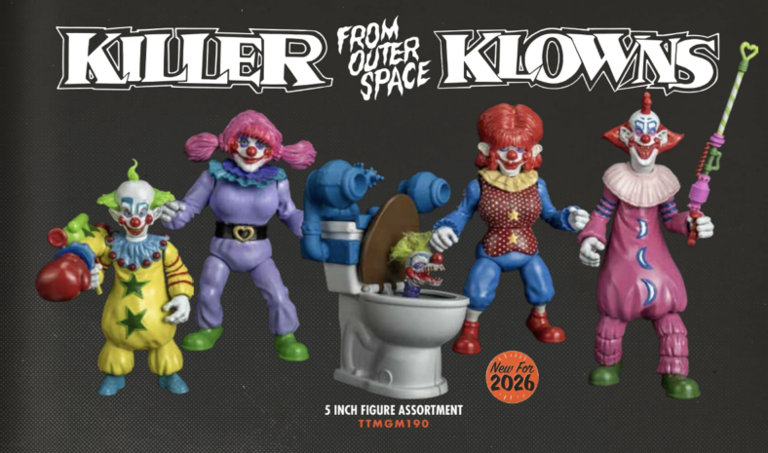 Killer Klowns from Outer Space toy line brings the entire circus