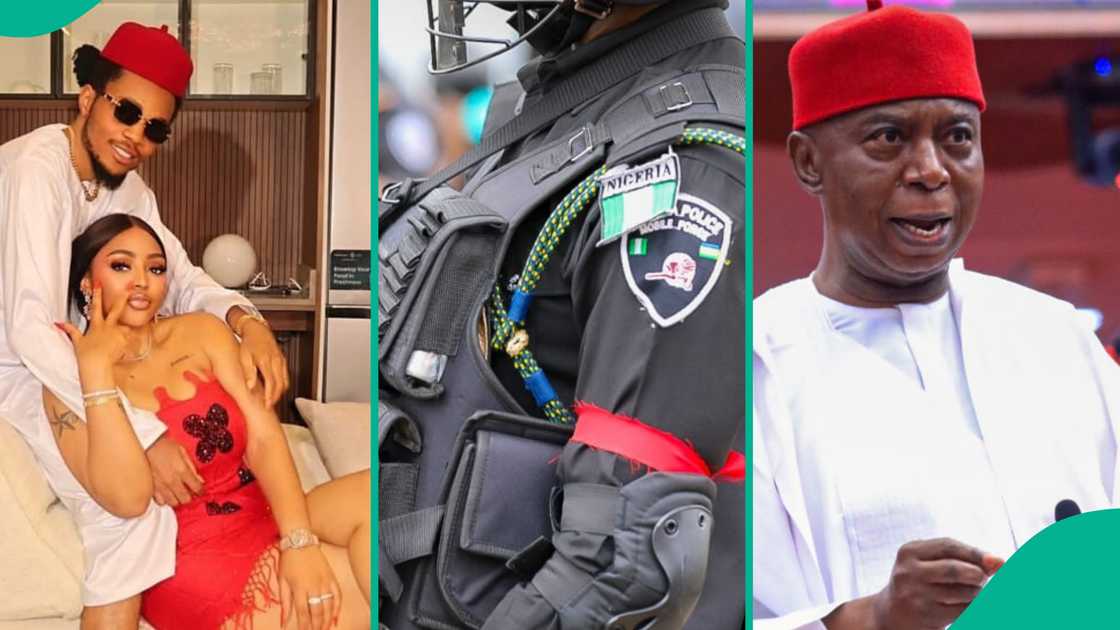 "He wants her back": Moment police arrested Regina Daniels' brother on ...