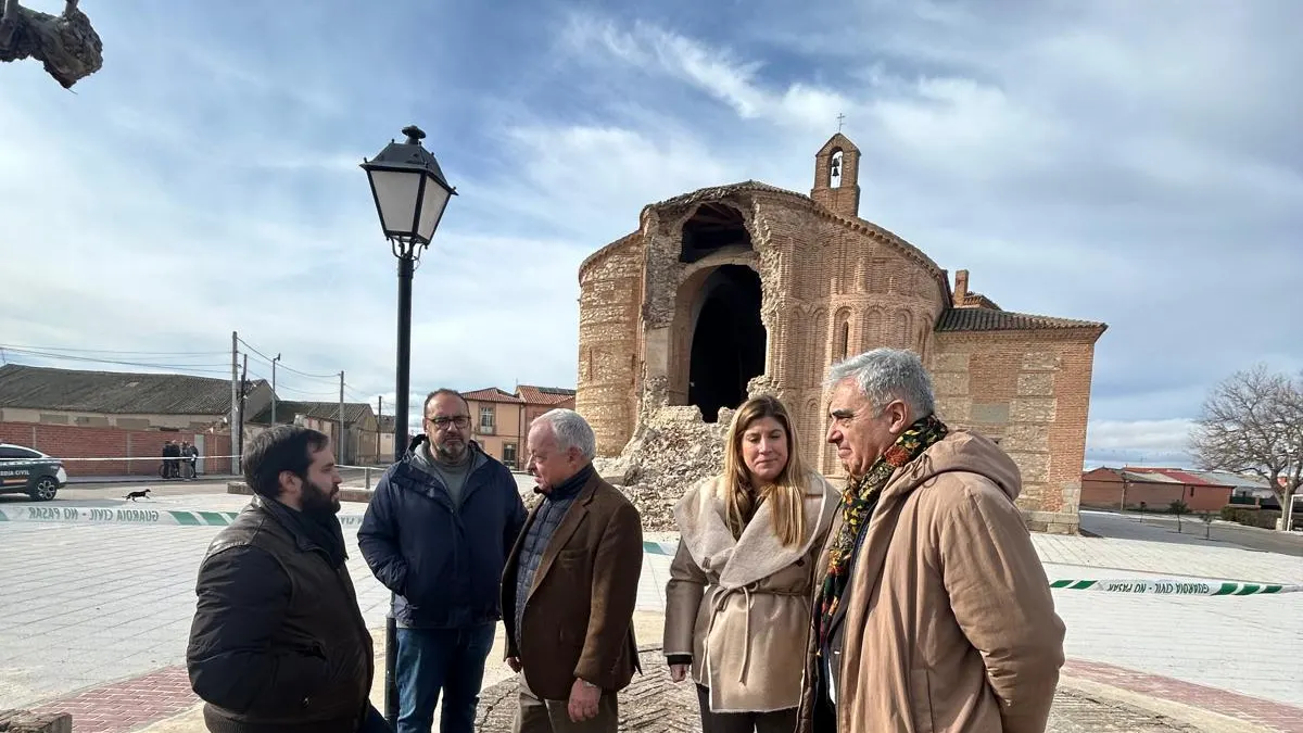 Catástrofe patrimonial: Se derrumba el ábside románico-mudéjar de la ...