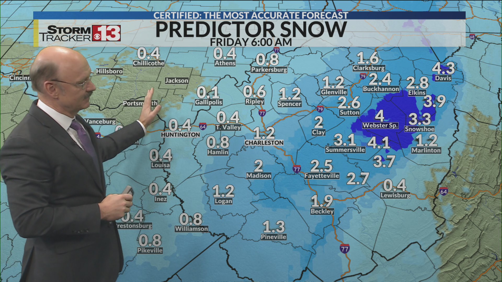 Snow or no? Models coming back with less snow for mid week