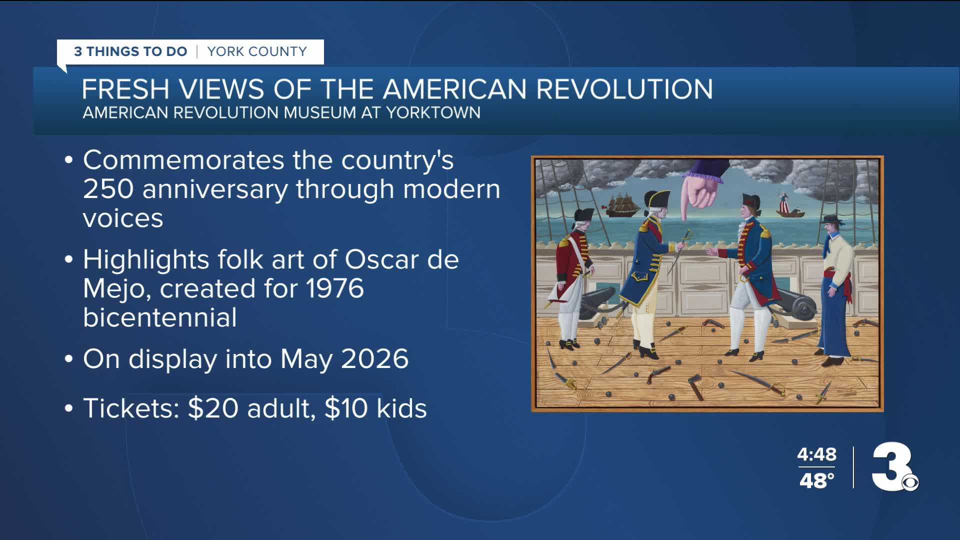 3 things to do Monday January 12