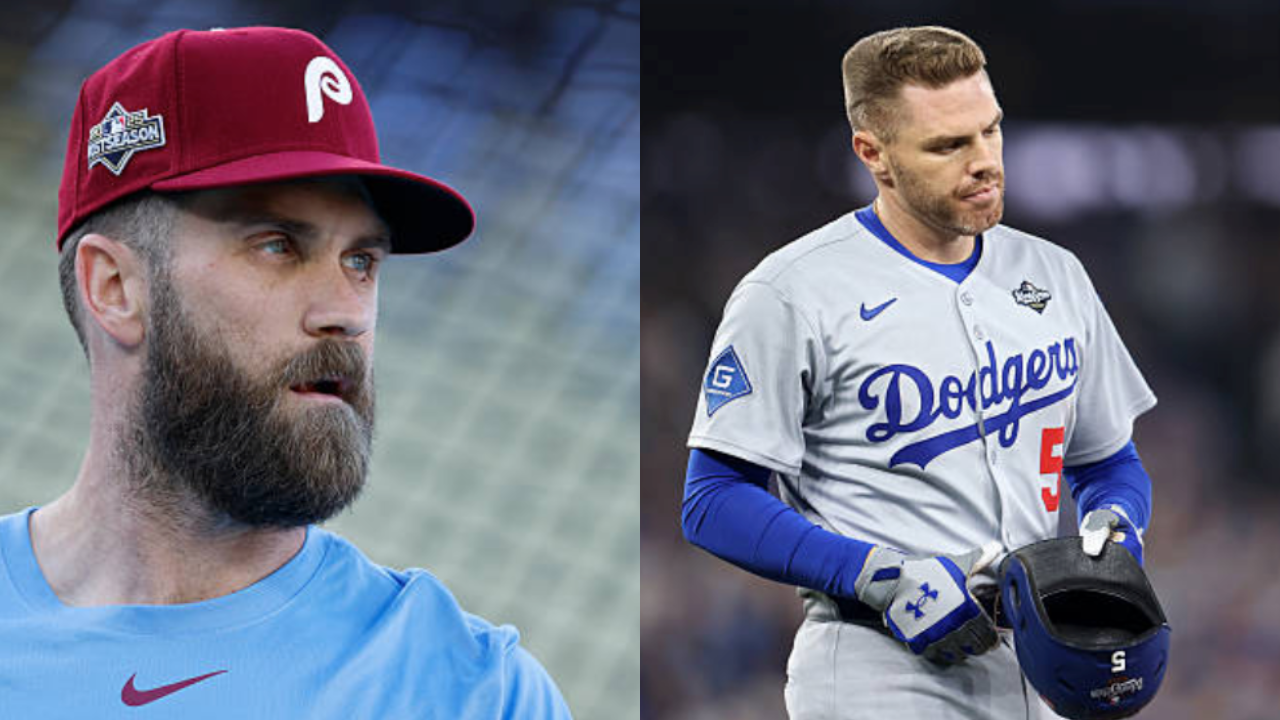 Bryce Harper vs Freddie Freeman height comparison: Two MVPs measured ...