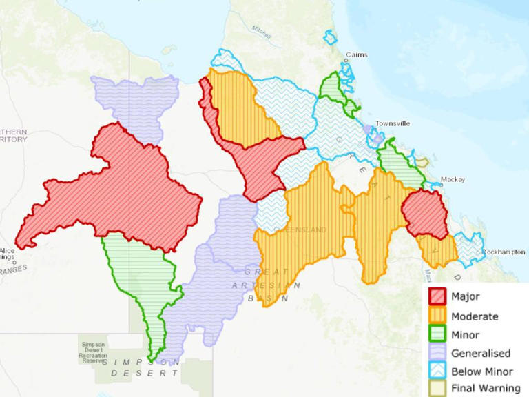 Aussie town breaks 110-year rainfall record