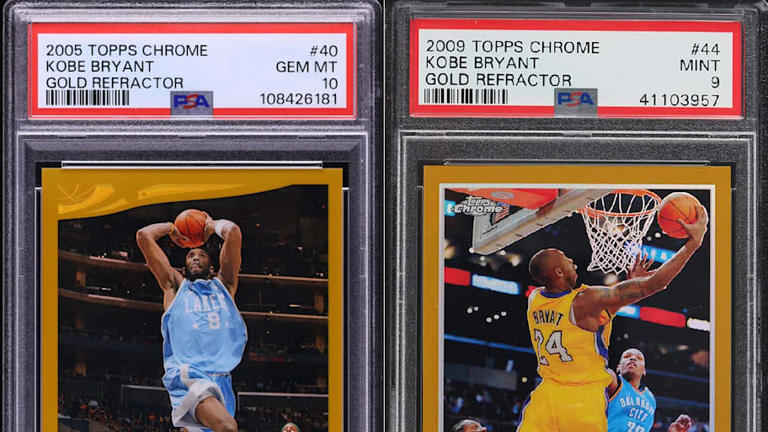 Rare Kobe Bryant Topps Chrome cards continue to rise in value