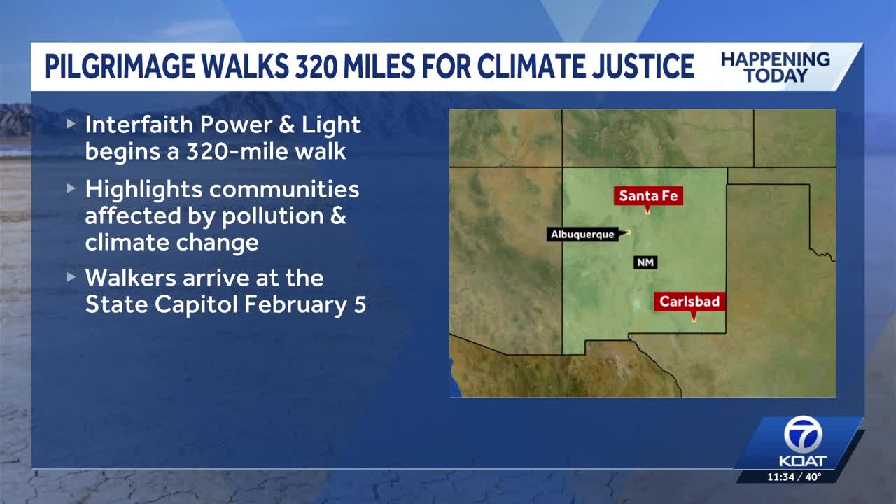 Interfaith climate justice group begins pilgrimage