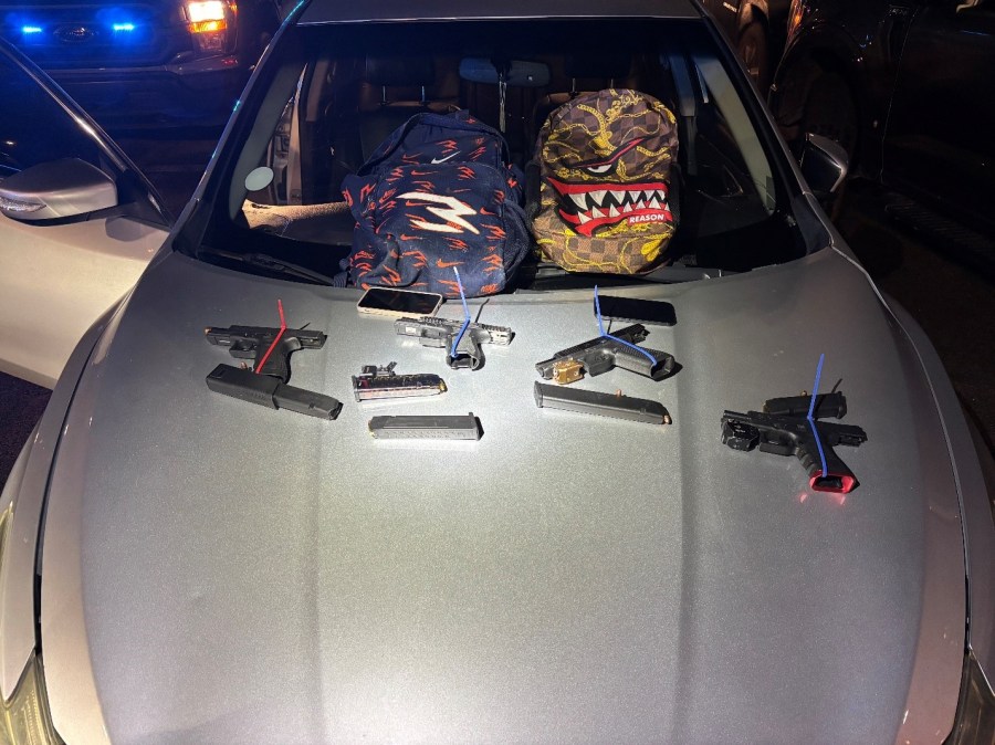 MNPD: 4 arrested, 4 guns recovered from stolen vehicle on Opry Mills Drive
