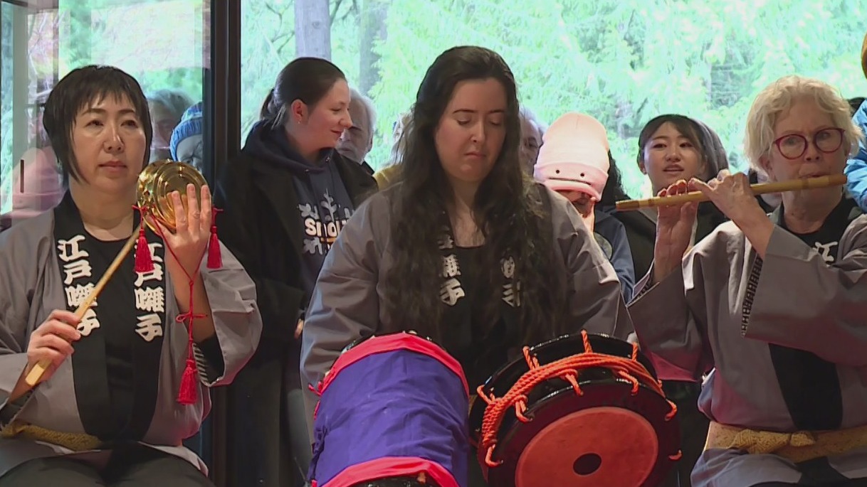 Japanese New Year celebration at Portland's Japanese Garden