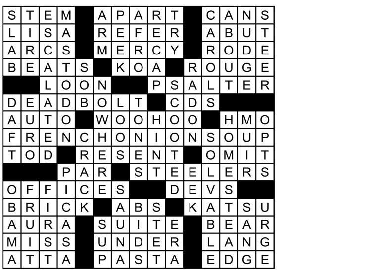 Puzzle solutions for Monday, Jan. 12, 2026