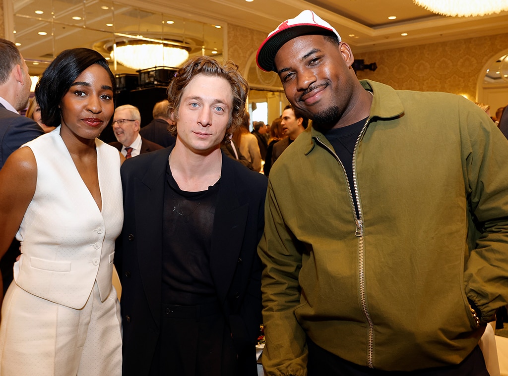 Ayo Edebiri shares what made The Bear cast's Golden Globes bingo cards