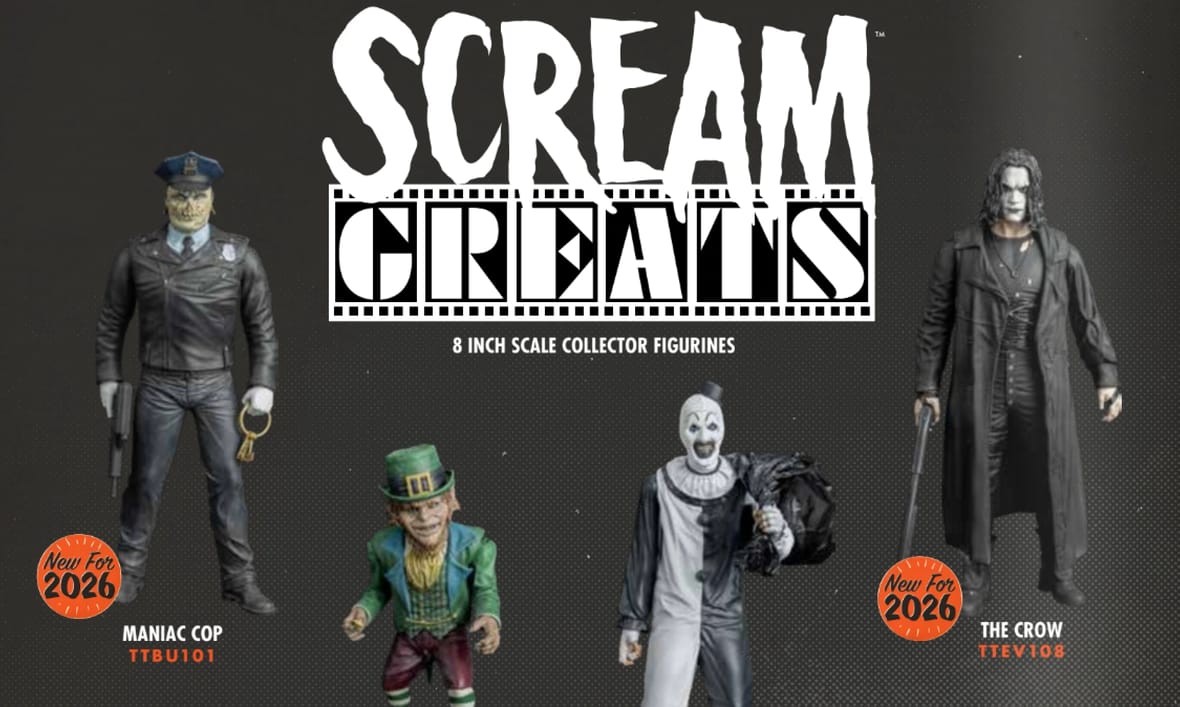 Leprechaun, Maniac Cop, The Crow and Art the Clown figures from Trick ...