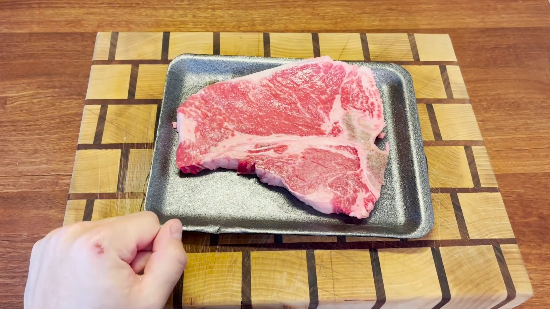 What happens when you dry out a T-bone steak completely?