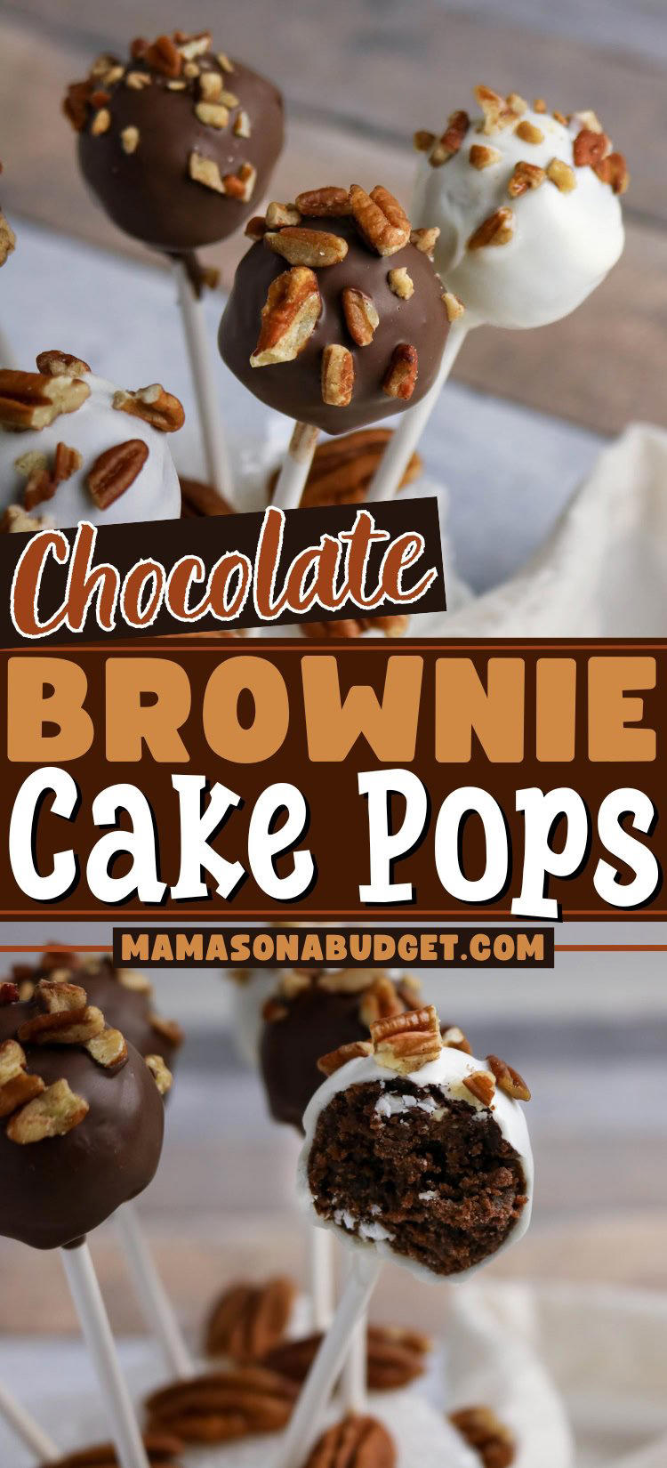 Chocolate brownie cake pops