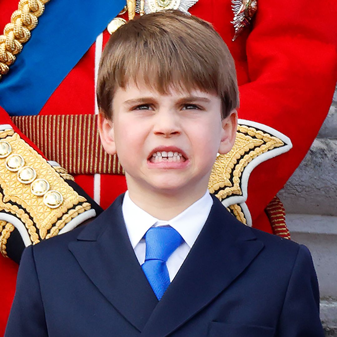 Prince Louis's royal doppelganger is known for making cheeky expressions