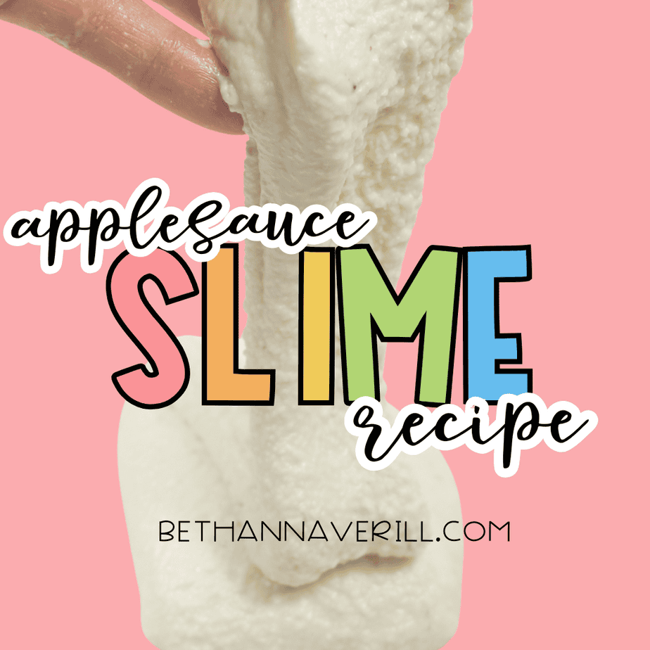 Applesauce slime recipe