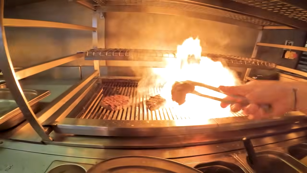 Inside London’s finest grill kitchen