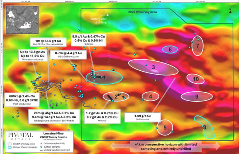 Pivotal Metals rolls out smorgasbord of drill-ready targets as Canadian ...
