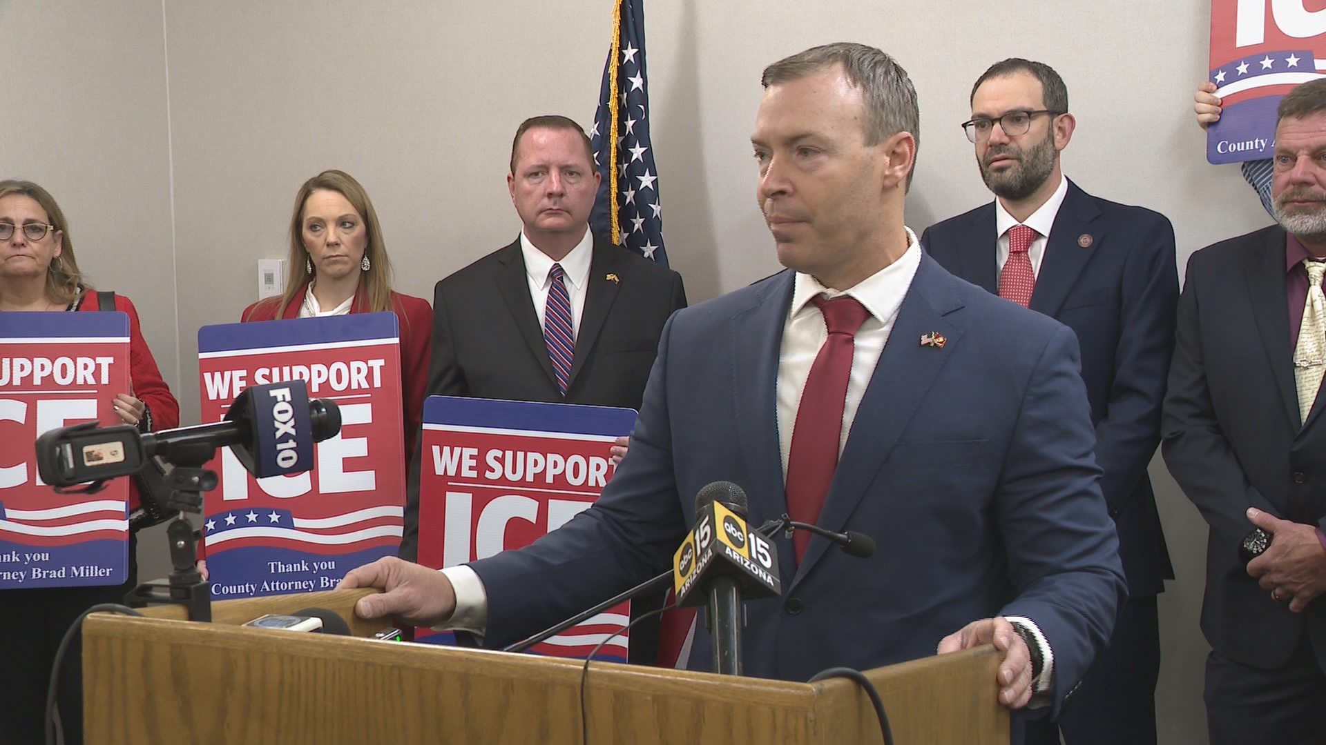 Watch: Arizona lawmakers host pro-ICE press conference on Monday