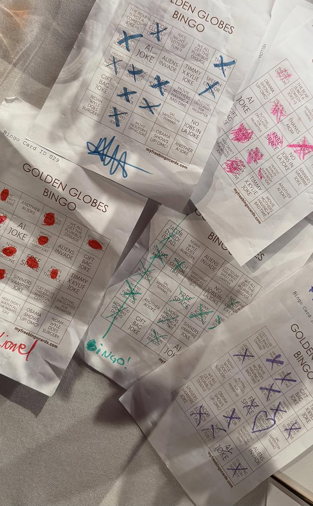 Ayo Edebiri shares what made The Bear cast's Golden Globes bingo cards