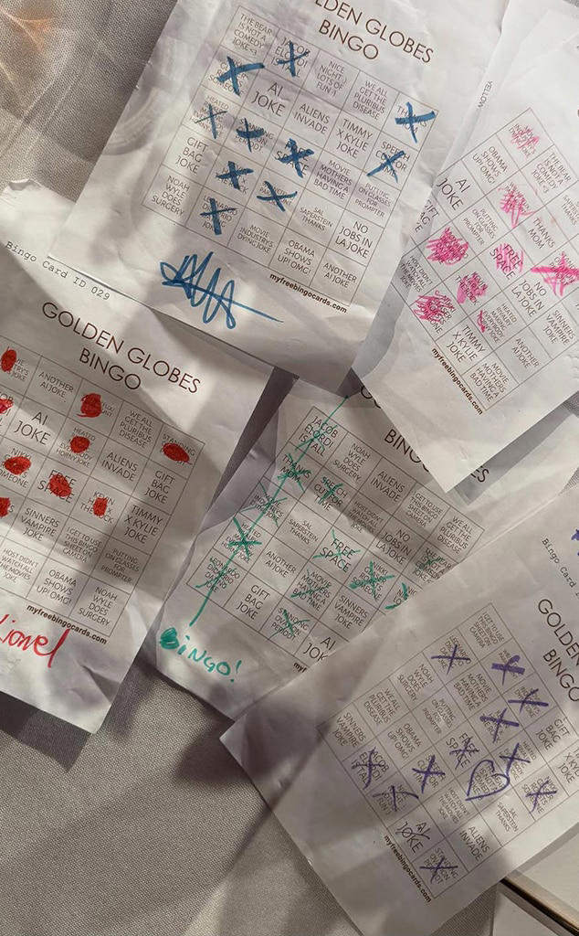 Ayo Edebiri shares what made The Bear cast's Golden Globes bingo cards